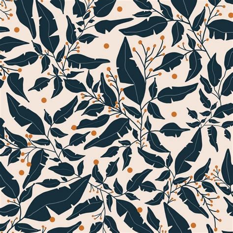 Premium Photo Seamless Pattern Floral Design Nature Art Illustration