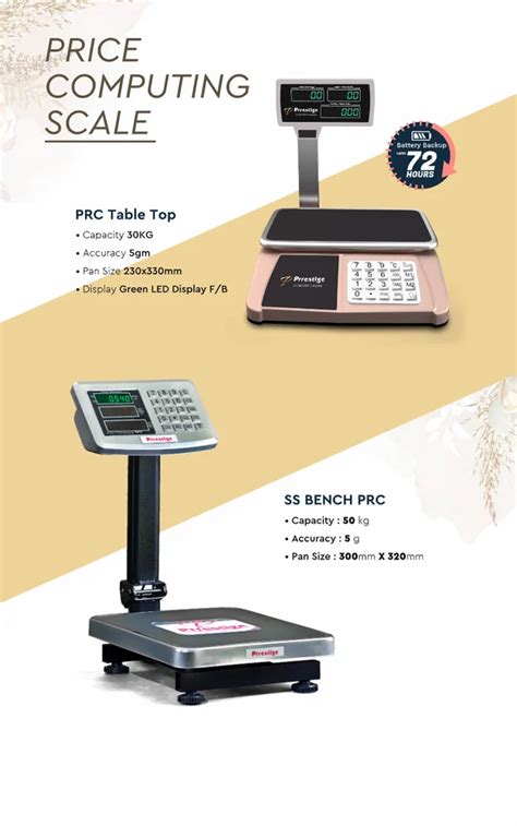 Bench Weighing Scale At Best Price In Coimbatore By Venkatachalam And Co