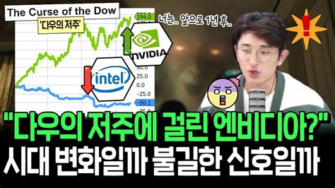 애플 마소도 피하지 못한 다우의 저주 엔비디아는 피할 수 있을까 Youtube