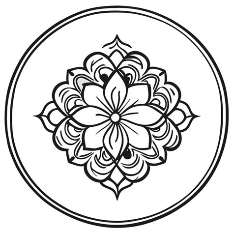 Premium Vector Abstract Floral Ornament