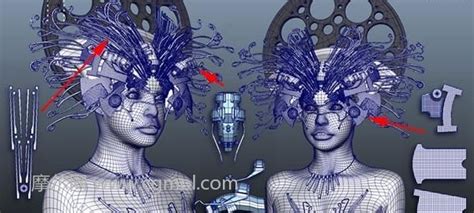 Maya怎么给模型上材质 贴贴图 Autodesk Maya教程 Cg教程 摩尔网cgmol