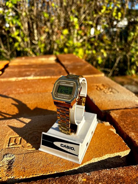 A168 Weighted Metal Gold Modified Custom Casio A168 With Upgraded Heavy