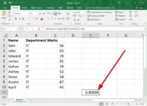 How To Calculate Standard Error In Excel 2 Quickest Ways
