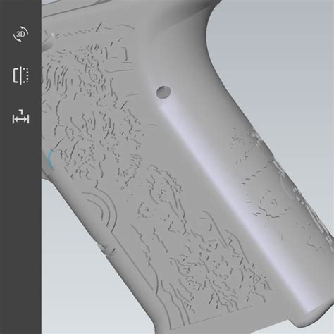 Glock 19 Molon 3d Print Details