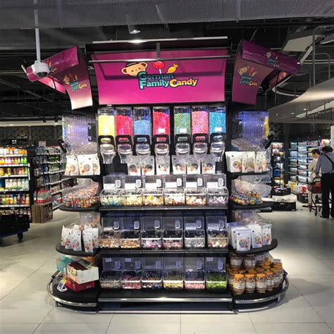 Supply Candy Kiosk Shopping Mall Gondola Display Shelves Wholesale