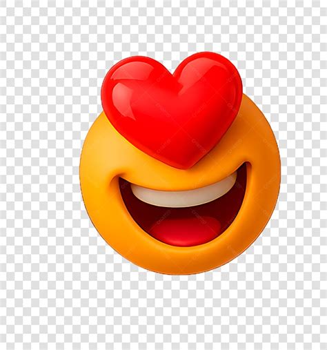 Emoji Apaixonado 3d 1 Png Grátis Download