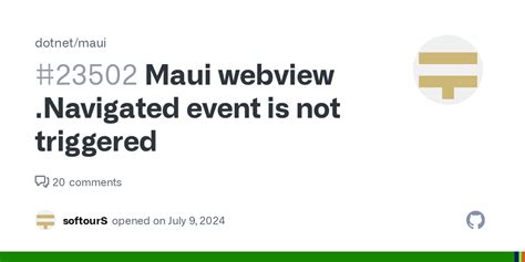 Maui Webview Navigated Event Is Not Triggered · Issue 23502 · Dotnet