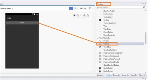 Map View Control Using An Intent In Xamarin Android App Using Visual