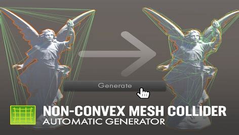 پلاگین یونیتی Non Convex Mesh Collider Automatic Generator جت ابزار