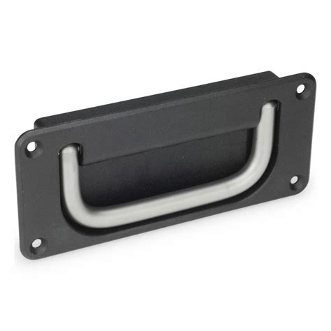 Jw Winco Unthreaded Holes Stainless Steel Recessed Folding Pull