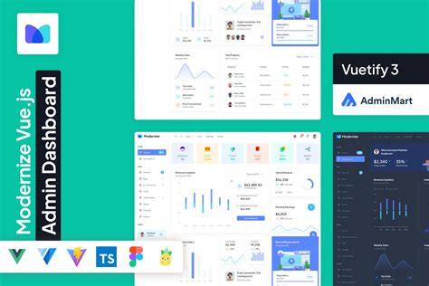 modernize vuetify 3 vue 3 admin dashboard