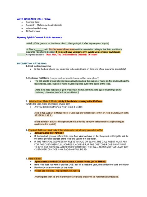 Auto Insurance Outbound Script Pdf Insurance Home Insurance Auto Insurance Outbound Script Pdf Insurance Home Insurance