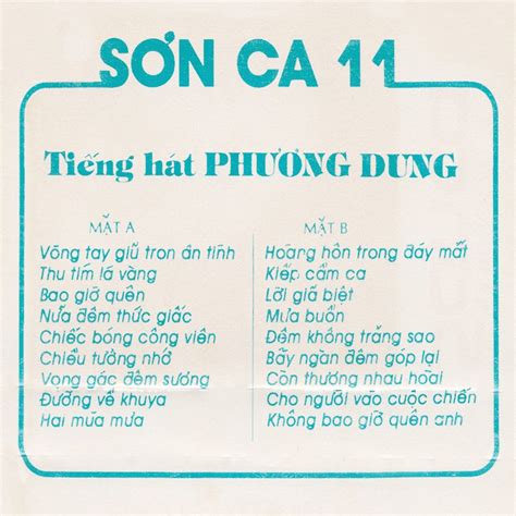 Sơn Ca 11 2cd Cửa Hàng đĩa Cd Nhạc Lossless Sài Gòn