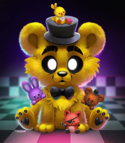 Golden Freddy By Tsaoshin On Deviantart