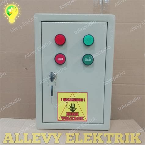 Jual Box Panel Indoor 20x30 Dilengkapi Pilot Lamp Dan Push Button Tanpa Rel Mcb Jakarta