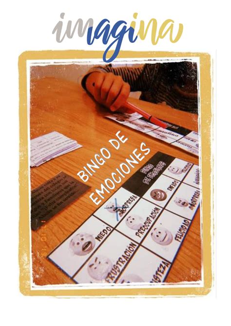 Bingo De Emociones Imagenes Educativas
