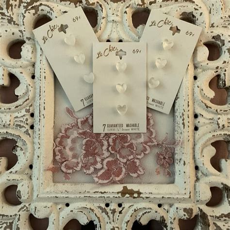 Large Dyed Mop Buttons On Vintage Bluebird Card Etsy