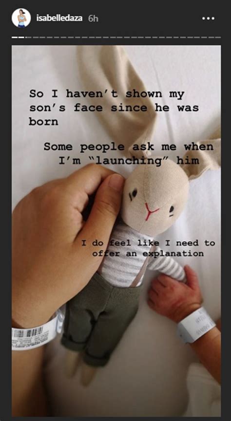Isabelle Daza Finally Shows Her Sons Face As She Explains Why It Is Only Now