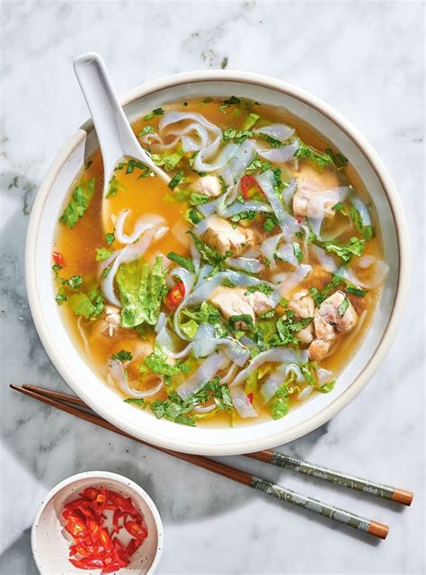 Soupe Au Poulet Et Aux Nouilles De Konjac Ricardo Recipe