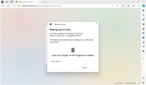 Tip Use Passkeys With Your Microsoft Account
