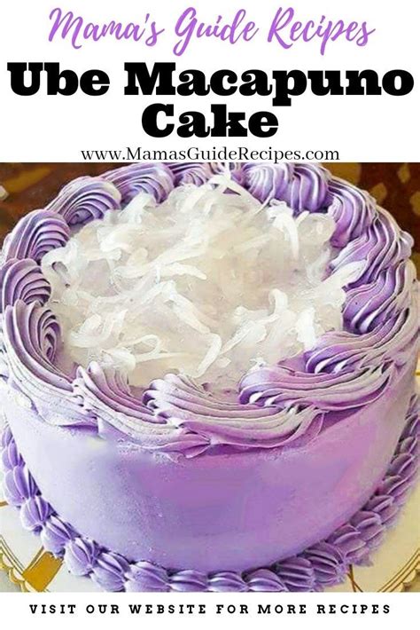 Ube Macapuno Cake Artofit
