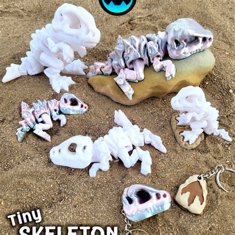 💀 Tiny Skeleton T Rex・ 3d File For 3d Printing・cults