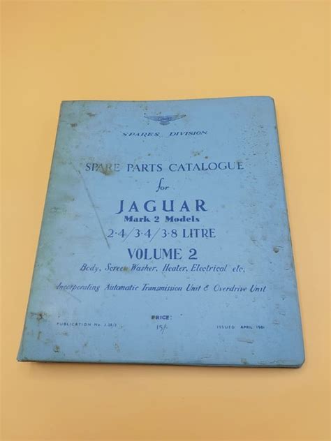 Books - Mark 2 models - Spare Parts Catalogue - Volume 2 - - Catawiki