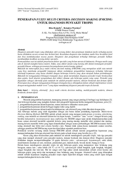 pdf penerapan fuzzy multi criteria decision making fmcdm untuk