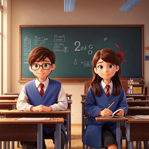 Premium Photo Graduation Boy And Girl In The Class Room