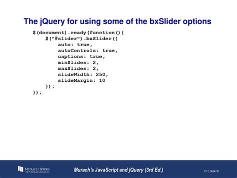 Murachs Javascript And Jquery 3rd Ed Ppt Download