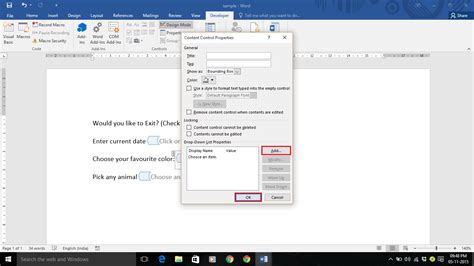 How To Create Fillable Forms In Microsoft Word