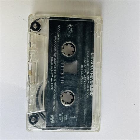 Nirvana Nevermind Cassette Tape 1991 Depop