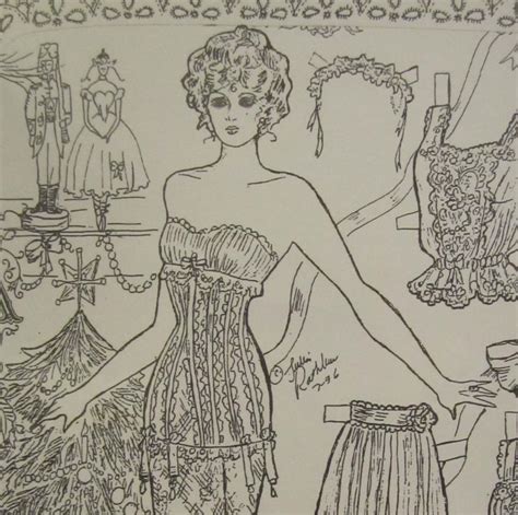 Gibson Girl Style Doll By Artist Julia Ann Rathbun Paperdolls Paper