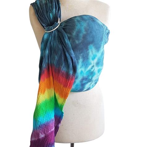 Custom Tie Dye Muslin Ring Sling Melliapis