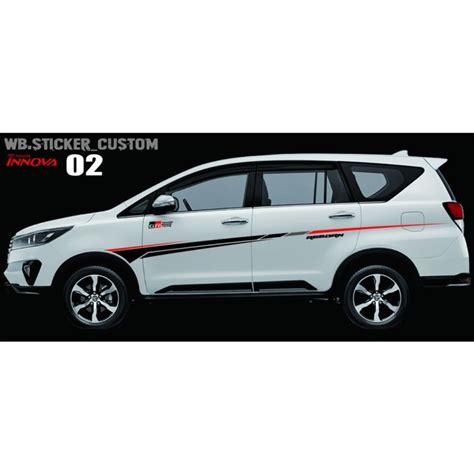 Stiker Mobil Toyota Kijang Innova Stiker Mobil Innova Cutting Stiker