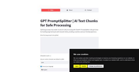Prompt Splitter Chatgpt Prompts Explore 10000 Ai Tools And Explore