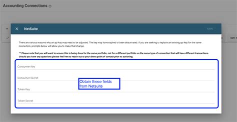 Netsuite Connection Guide