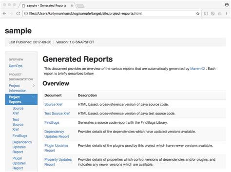 Better Site Documentation With Maven Part V Static Code Analysis