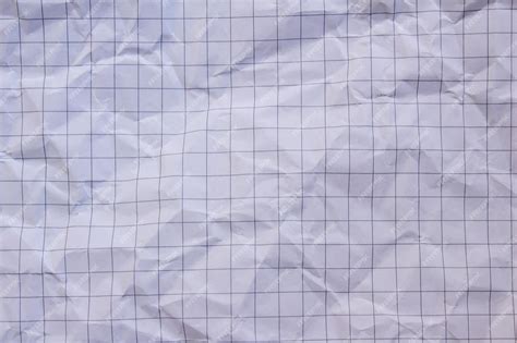 구겨진 모눈종이 질감 배경 프리미엄 사진