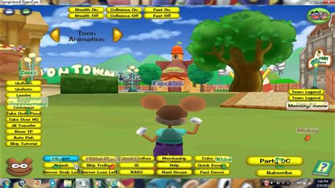 Toontown Awesome Button Hacks Youtube
