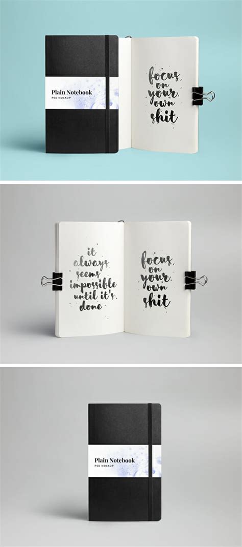 Notebook Awesome Mockups