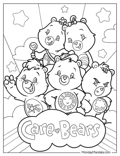 All Care Bears Coloring Pages