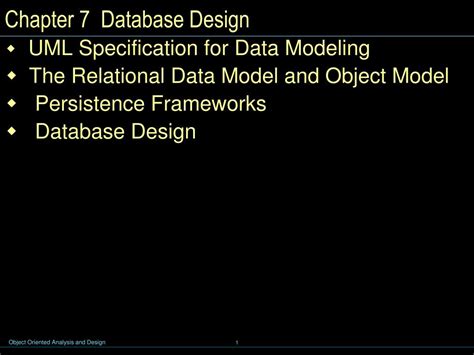 PPT Chapter Database Design PowerPoint Presentation Free Download ID