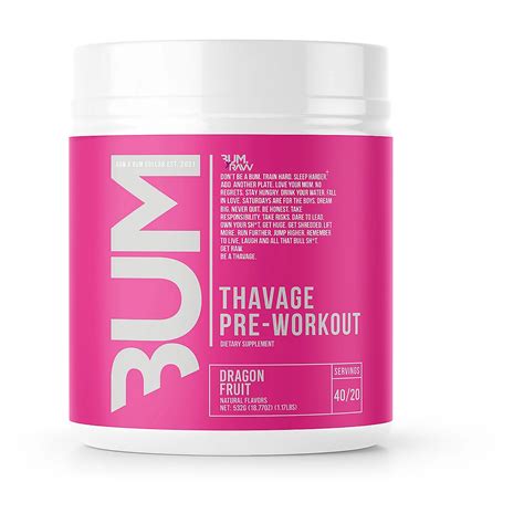 Raw Cbum Series Thavage Pre Workout Academy