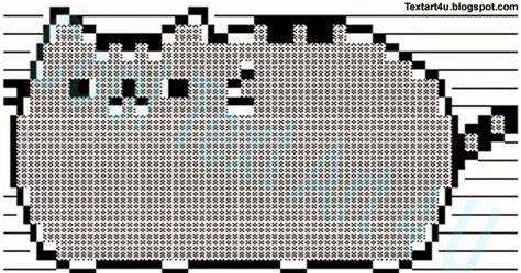 Pusheen The Cat Ascii Art Copy Paste Codes Cool Ascii Text Art 4 U