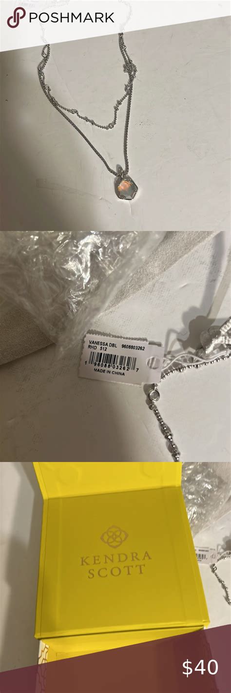 Kendra Scott Silver Necklace Brand Knew Kendra Scott Silver Necklace