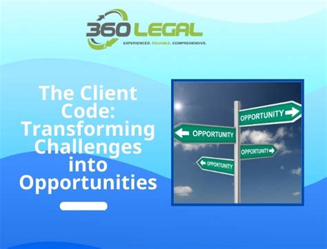 The Client Code Transforming Challenges Into Opportunities