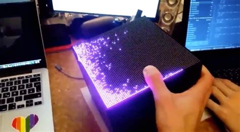 Mind Bending Led Cube Has Individual Blocks That Respond To Movement