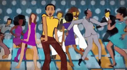 Dance Party Cartoon