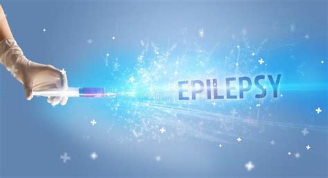 Syringe Medical Injection In Hand Stock Illustration Illustration Of